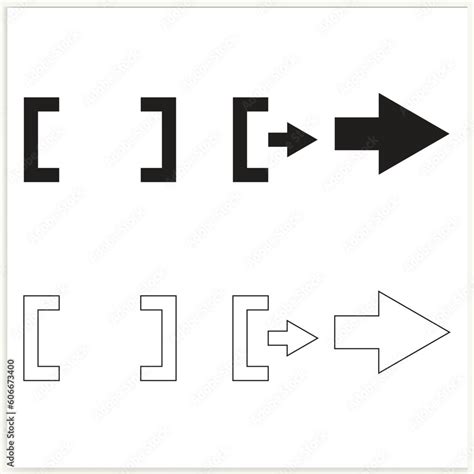 The Free Vector Black Arrow Points To The Left And The Left Arrow Points To The Right Stock