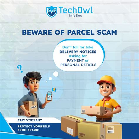 Techowl On Linkedin Cybersecurity Parcelscam Staysafe Phishingscams