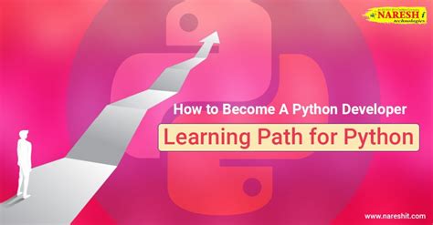 How To Become A Python Developer Learning Path For Python Nareshit