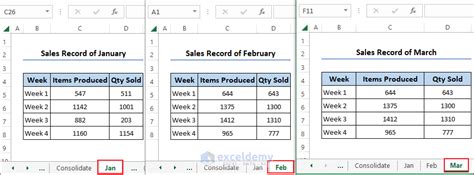 How To Pull Data From Multiple Worksheets In Excel Quick Ways