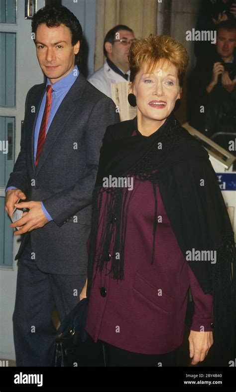 Welsh Actress Dame Siân Phillips With Her Third Husband Actor Robin Sachs Attend The Evening