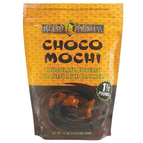 Island Princess Choco Mochi Snack 4 5 Oz Bag Snack Hawaii