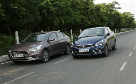 Maruti Suzuki Ciaz Facelift Vs Hyundai Verna Compact Sedan Comparison