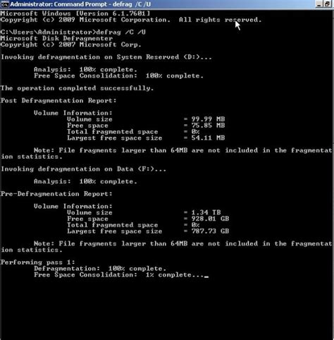 Defrag Windows Server Or Workstation Using Windows Defrag From The