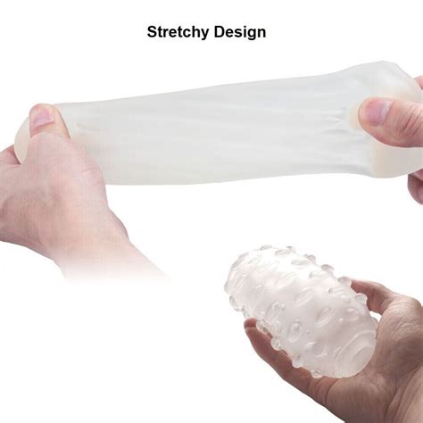 Ribbed Pocket Pussy Egg Penis Sleeve Male Masturbator Stroker Sex Toys