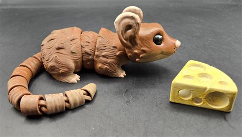 3d Printable Adorable Flexi Mouse By Artflex