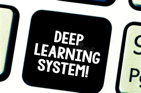 Word Writing Text Deep Learning System Business Concept For Collection