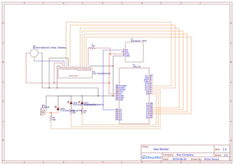Gas Detector EasyEDA Open Source Hardware Lab