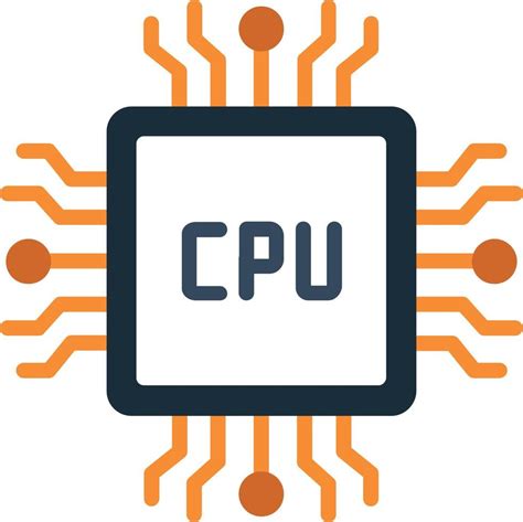 Cpu Vector Flat Icon 10037590 Vector Art At Vecteezy