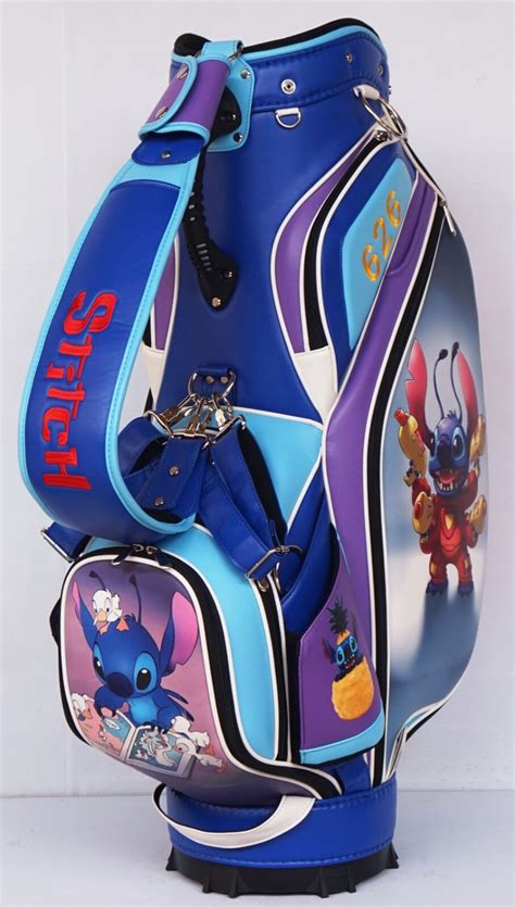 Lola And Stitch Custom Golf Bag Your Name Your Choice Of Colors And