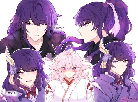 Raiden Shogun And Yae Miko Genshin Impact Drawn By Alielerart Danbooru