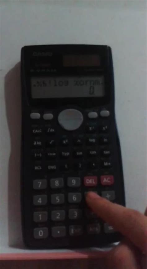 After Doing A Sequence Of Steps Some Old Casio Calulators Do This