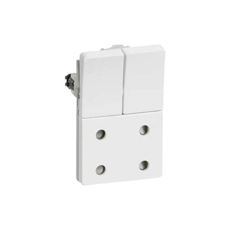 Fuga Socket U J Dubbel Med Strömbrytare 1 5m Vit