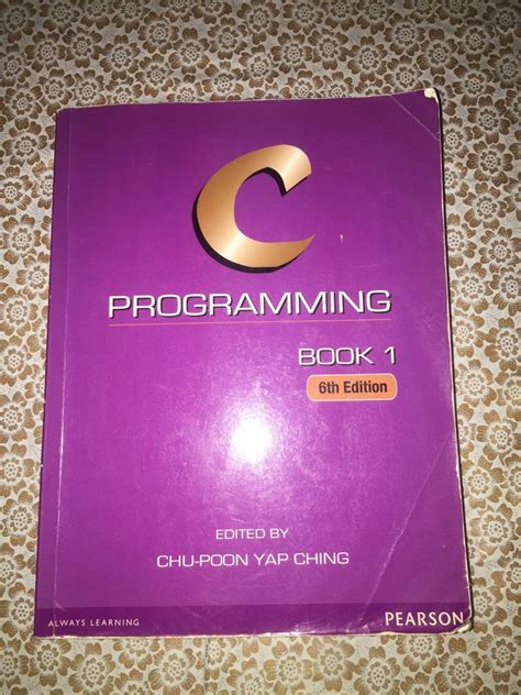 C Programming Book 1 6th Edition Hobbies And Toys Books And Magazines Assessment Books On Carousell
