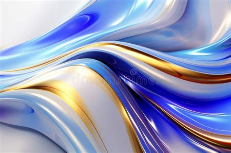 Abstract Bright 3d Volumetric Surface With Holographic Colors Foil And Gasoline Stains Stock