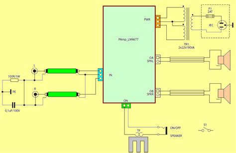 Connection Diagram Lm4766 Amplifier Case Schematic LM4766 Amplifier Circuit Module Amplifier