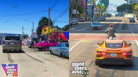 Gta 6 Vs Gta 5 Graphics And Details Comparison Youtube