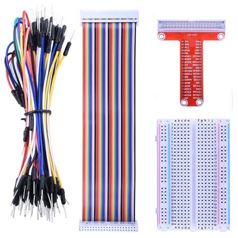 Raspberry Pi GPIO Breakout Expansion Kit T Type Expansion Board Points Breadboard Pcs