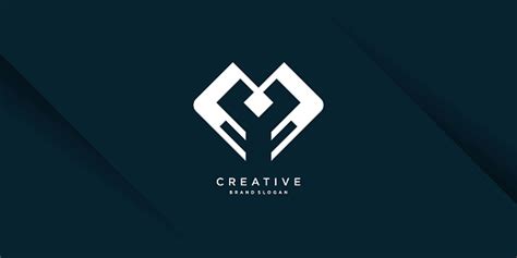 창의적이고 독특한 컨셉의 문자 로고 이니셜 Y 프리미엄 벡터 파트 3 0명에 대한 스톡 벡터 아트 및 기타 이미지 0명 개념 개념과 주제 Istock