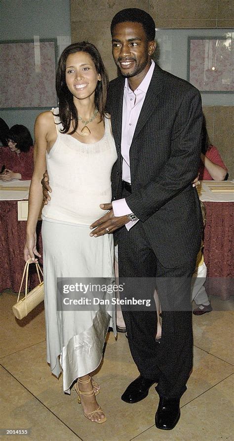 Actor Bill Bellamy And Wife Kristin Arrive At The Aclu Foundation Of