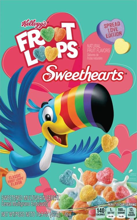 Kelloggs® Sweethearts® Fruit Loops® Cereal 149 Oz Colorful