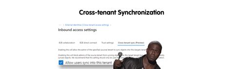 Cross Tenant Synchronization Microsoft Cloud Technologies