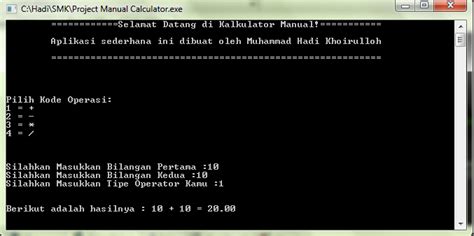Lantas Media Cara Membuat Kalkulator Sederhana Menggunakan Bahasa C