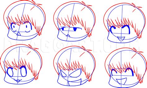 Anime Face Expressions Chibi