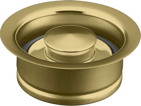 Sink Drain Flange Luxier And Stopper Brushed Gold Kitchen Sink Drain