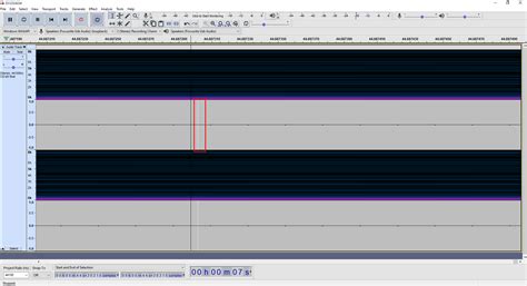 Audio Track The Track Cursor Has White Reflections On The Track At
