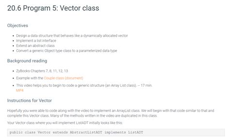Solved Java Zybooks Project Please Make The Classes That