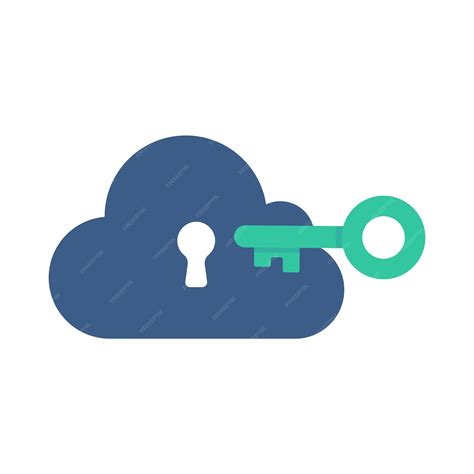 Premium Vector Cloud Computing The Padlock That Locks The Clouds The Concept Of Preventing