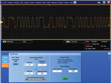 Using Fastframe™ Segmented Memory Tektronix