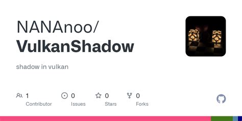 Github Nananoo Vulkanshadow Shadow In Vulkan