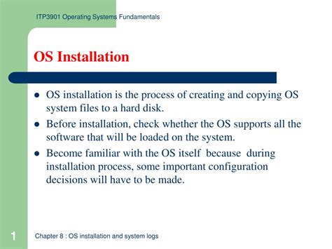 PPT OS Installation PowerPoint Presentation Free Download ID