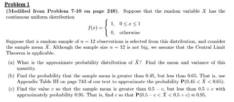 solved modified from problem 7 10 on page 248 suppose