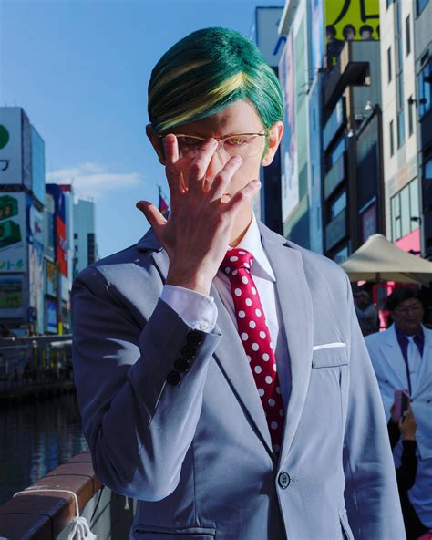 Sir Nighteye Cosplay At Dotonbori Japan Rbokunoheroacademia
