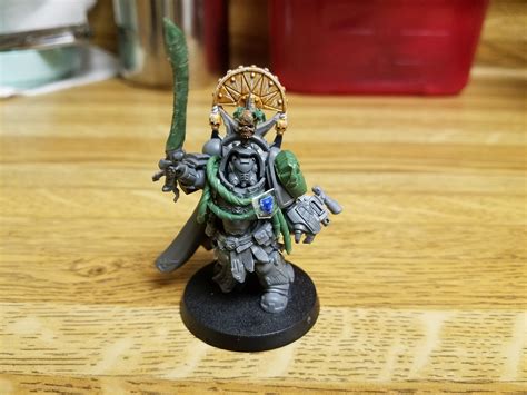 My Wip Imperial Fist Captain In Gravis Armour Im Making For A Friend