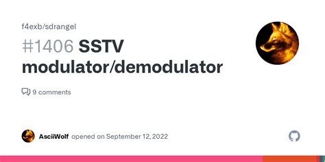 Sstv Modulatordemodulator · Issue 1406 · F4exbsdrangel · Github
