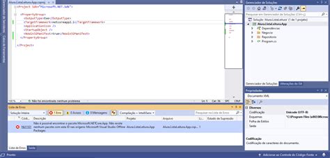 Erro Nu N O Poss Vel Encontrar O Pacote Microsoft Netcore App Asp Net Core Uma Webapp