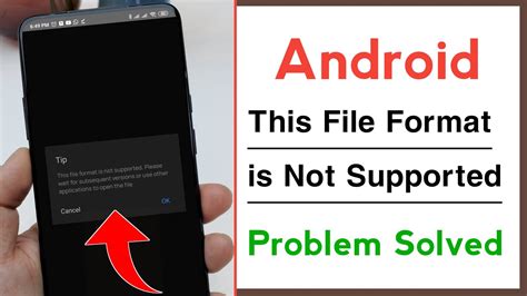 This File Format Is Not Supported Problem Solve Youtube