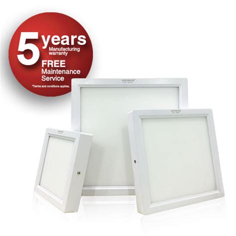 Surface Mounted Square Led Panel Downlight Onyxlite