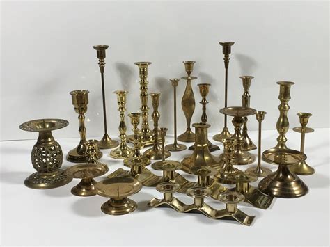 Home Décor Candleholders Vintage Brass Candlestick Set Pe