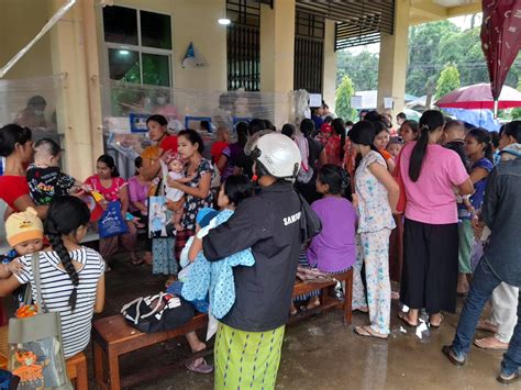 သရက်ချောင်းမြို့နယ်၌ မွေးကင်းစမှ အသက် ၂ နှစ်အောက် ကလေးသူငယ်များအား ပုံမ