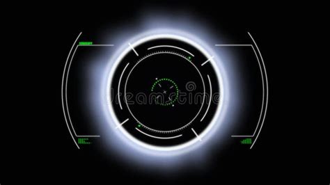 Animation Of Scope Scanning On Black Background Stock Footage Video Of Animation Digital