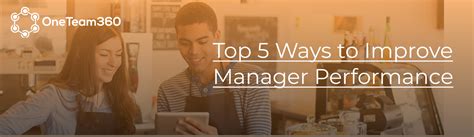 How To Improve As A Performance Manager A 10 Step Guide