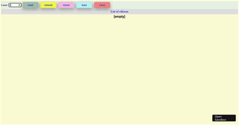 React Practice Github Codesandbox