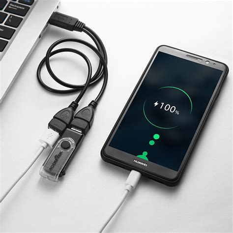 Usb 20 Extension Cable Male To 2 Female Usb20 Ch Vicedeal