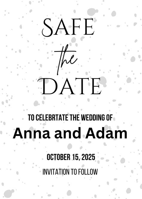 Save The Date Etsy