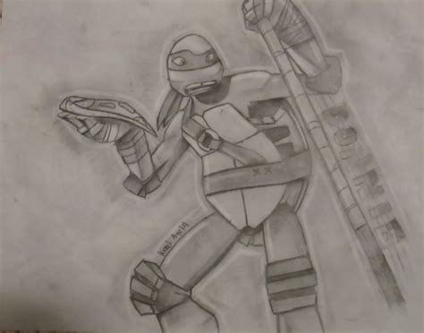 How To Draw Donnie From Ninja Turtles